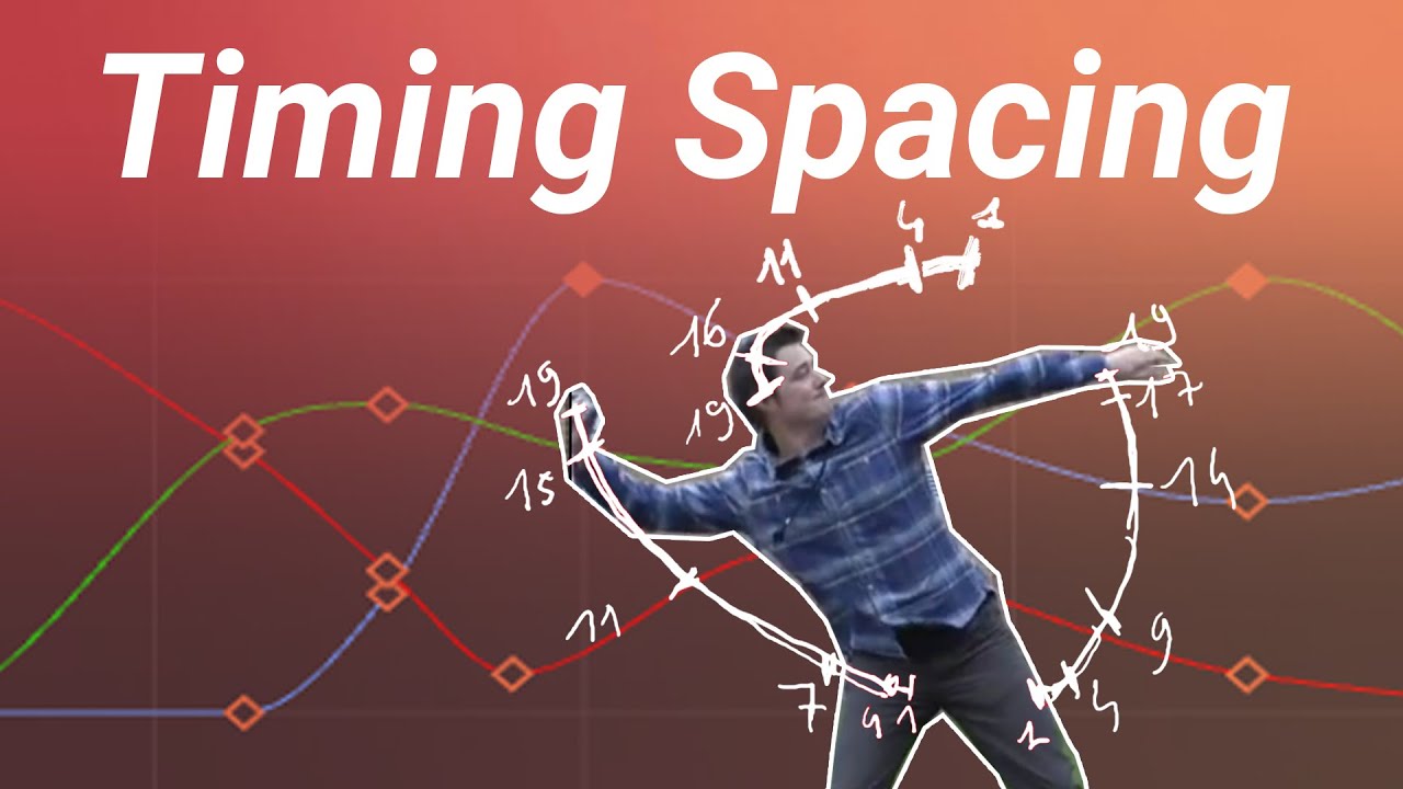 🤸 Maîtriser le TIMING / SPACING [ Courbes d'animation, Graph editor ...