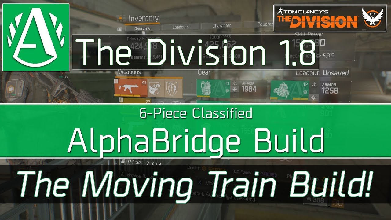 The Division 1.8 Classified 6 Piece AlphaBridge Build - The Moving ...