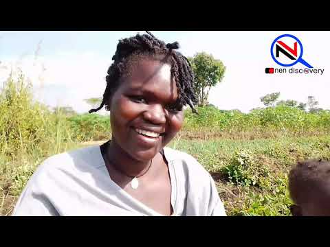 African Village woman's lifestyle! Harvesting Gnuts!#africa@onendiscovery