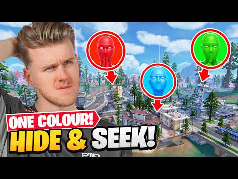 Hide and Seek BUT We have ONE COLOUR!