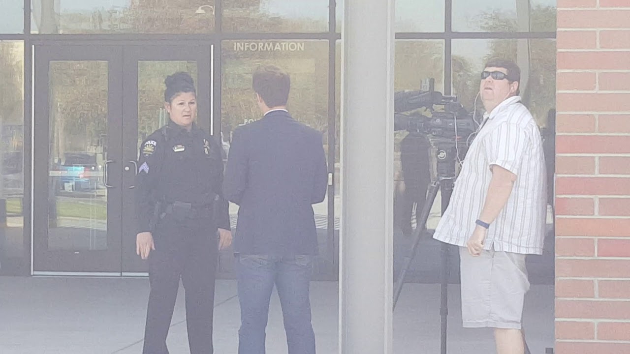 Live interview by abc 15 on the goodyear police - YouTube