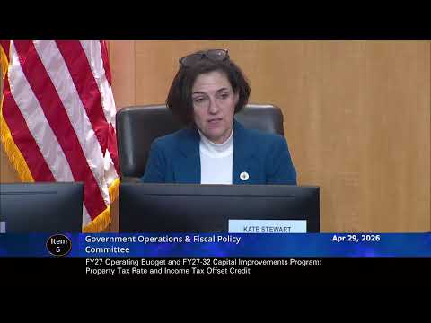 Apr 29, 2026 - GO Committee Worksession