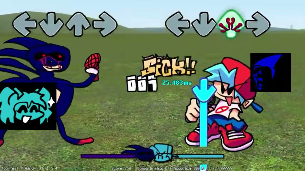 fnf too fest but miku and majin sings it (midi) (cover) (fnf but ...