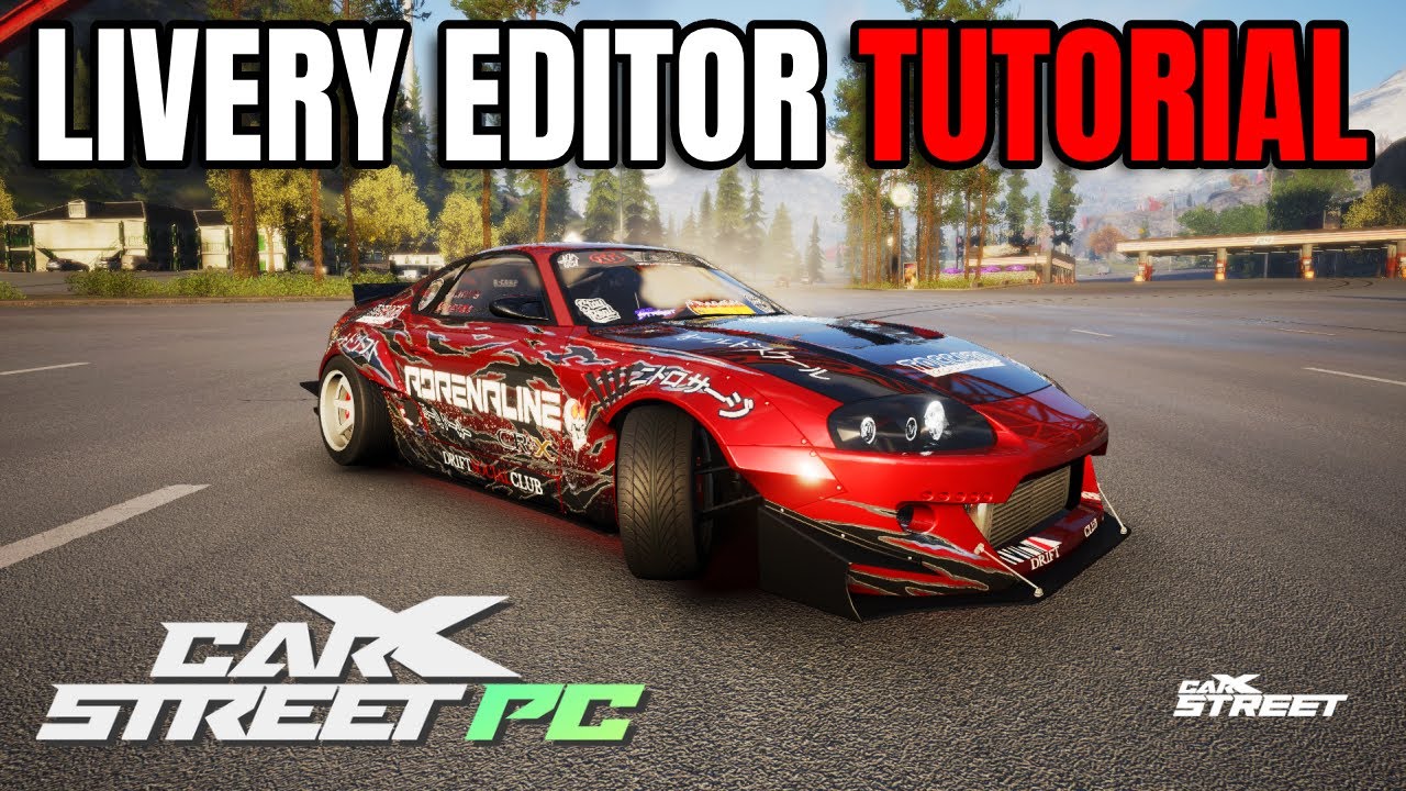 CarX Street - How To Use The Livery Editor - YouTube
