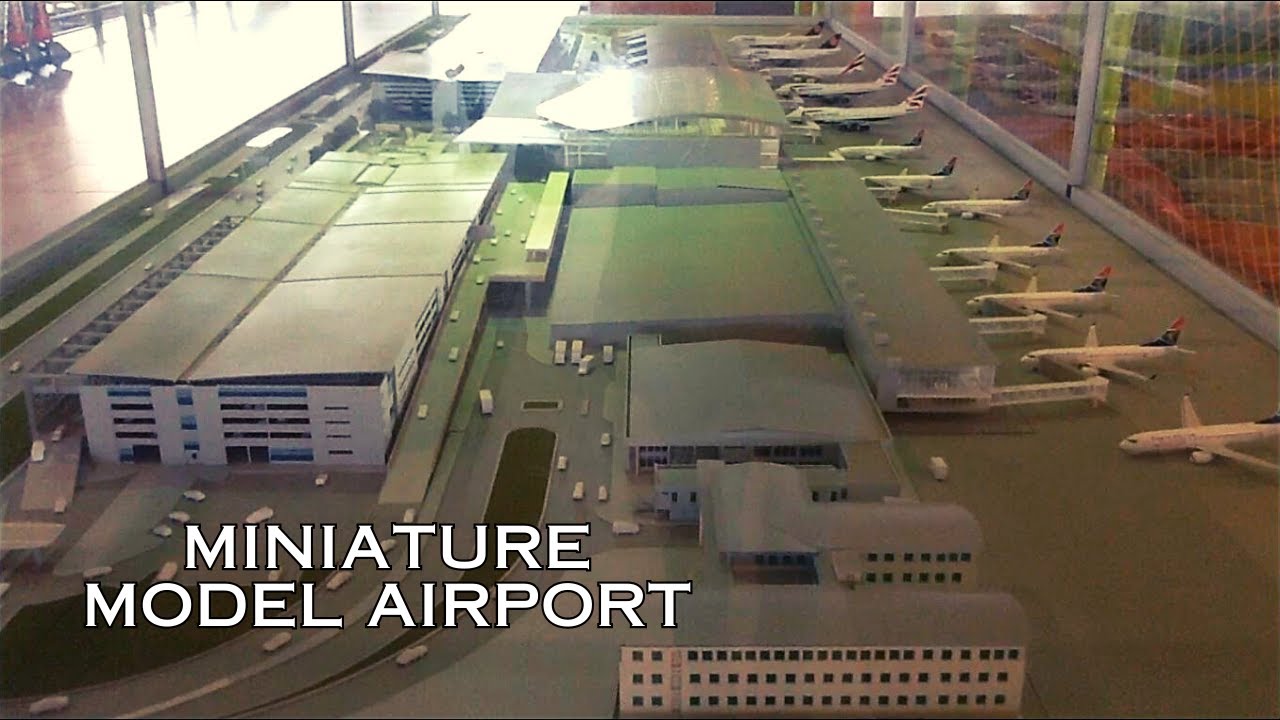 Amazing Miniature Model Airport Architectural design 1:200 scale CPT # ...