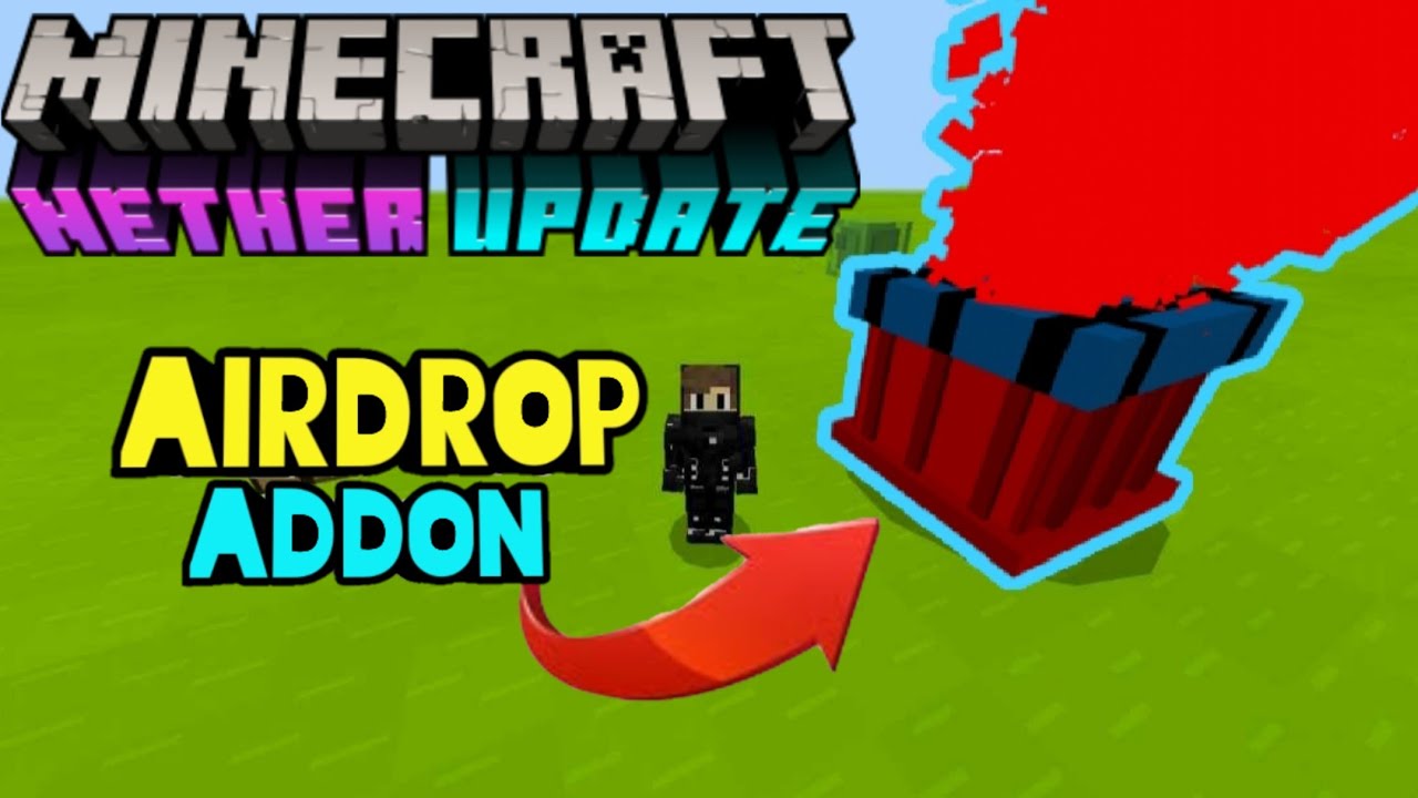 AIRDROP PARA MINECRAFT PE 1.16 || MCPE 1.16 || ADDON - YouTube