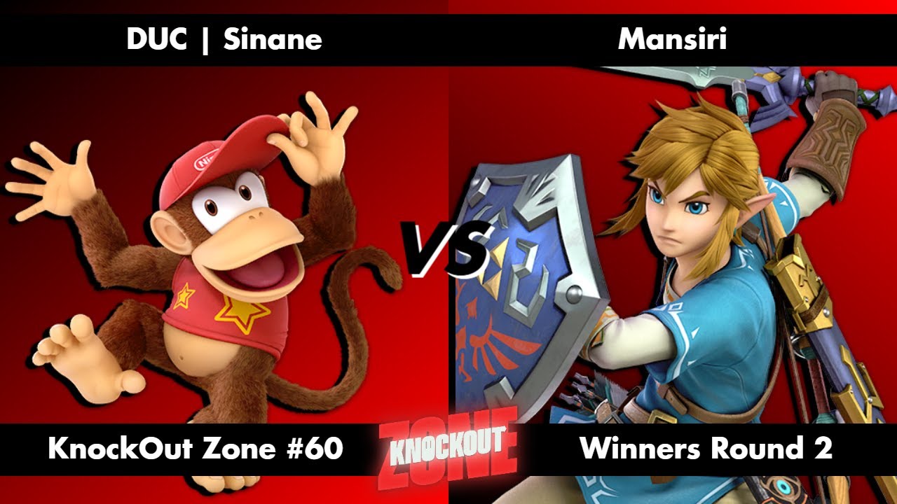 KnockOut Zone #60 - SSBU Winners Round 2 - Sinane (Diddy Kong) vs ...