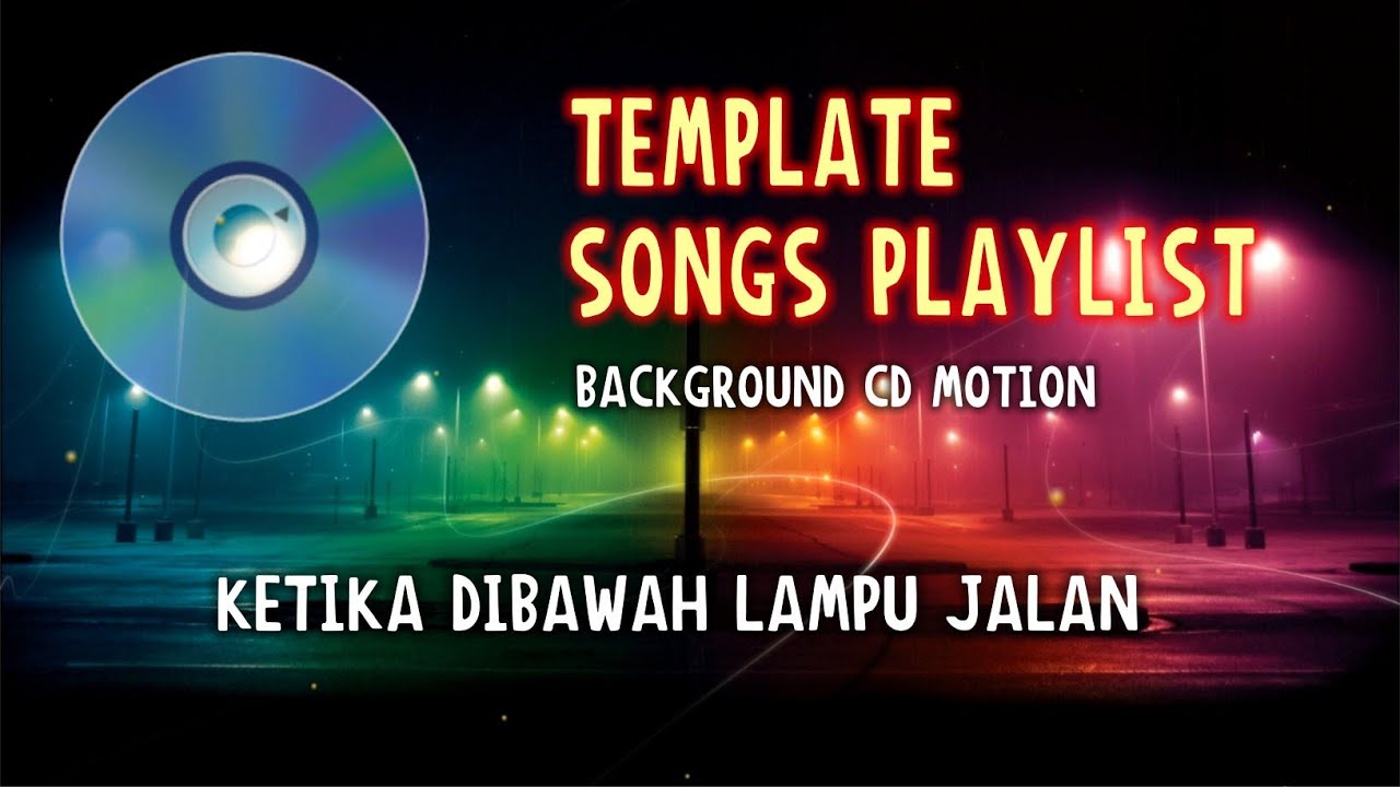 Background Motion CD Berputar Untuk Lyrik Lagu - YouTube