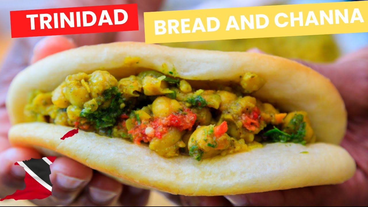 How to Make Trinidad Bread and Channa Sandwich - Step by Step ...