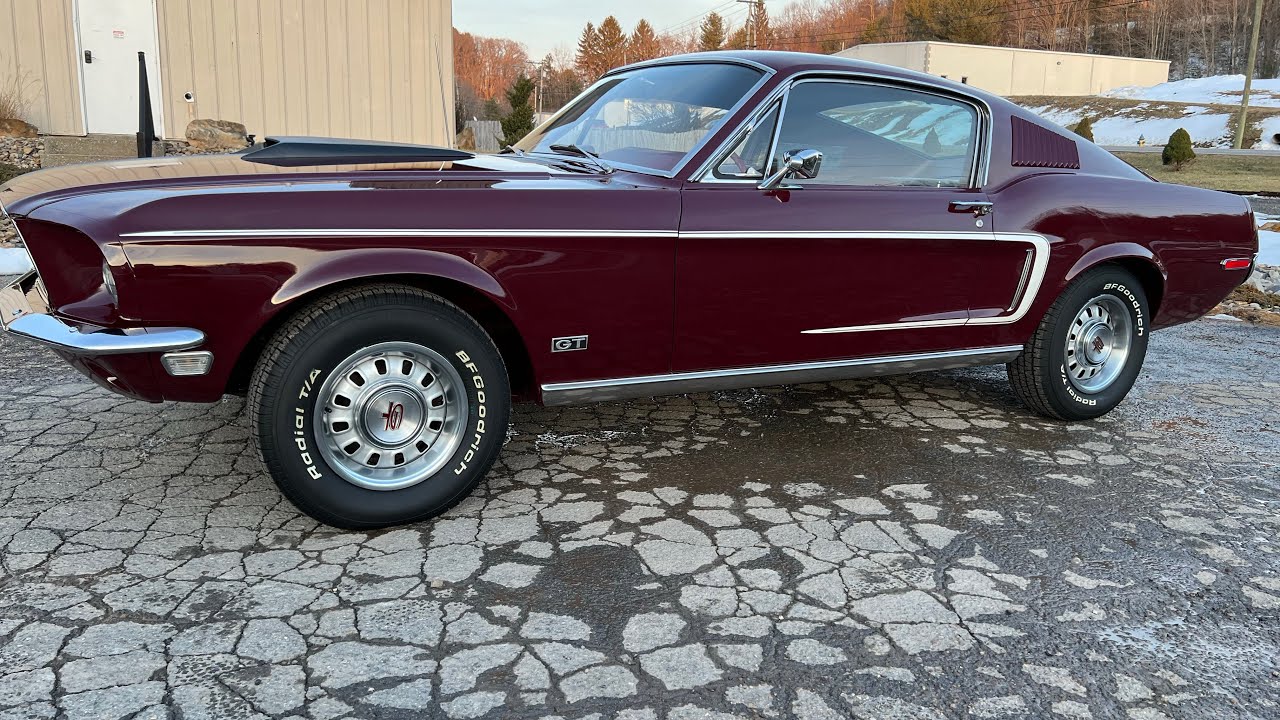 1968.5 Ford Mustang Fastback R code GT 428 Cobra Jet. - YouTube