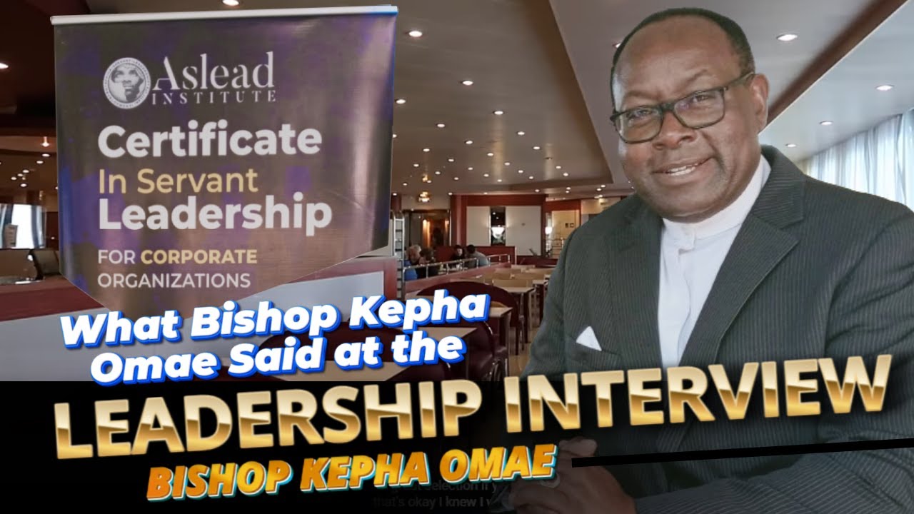 What Bishop Kepha Omae said, as he graced a unique Leaders and ...