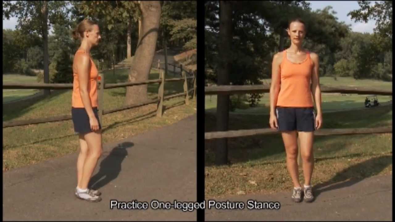 Posture One legged posture stance with new audio - YouTube