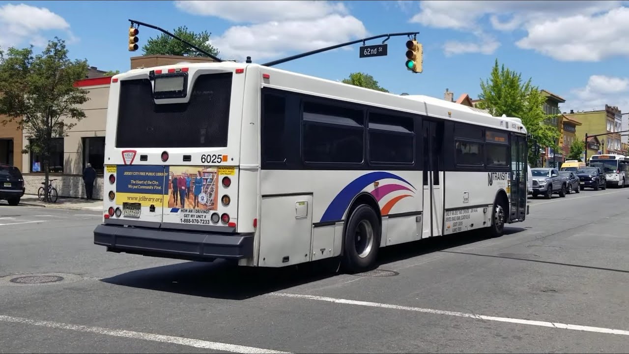NJT one bus 84 91st Street via Bergenline (NABI 416.15 6025) Requested ...