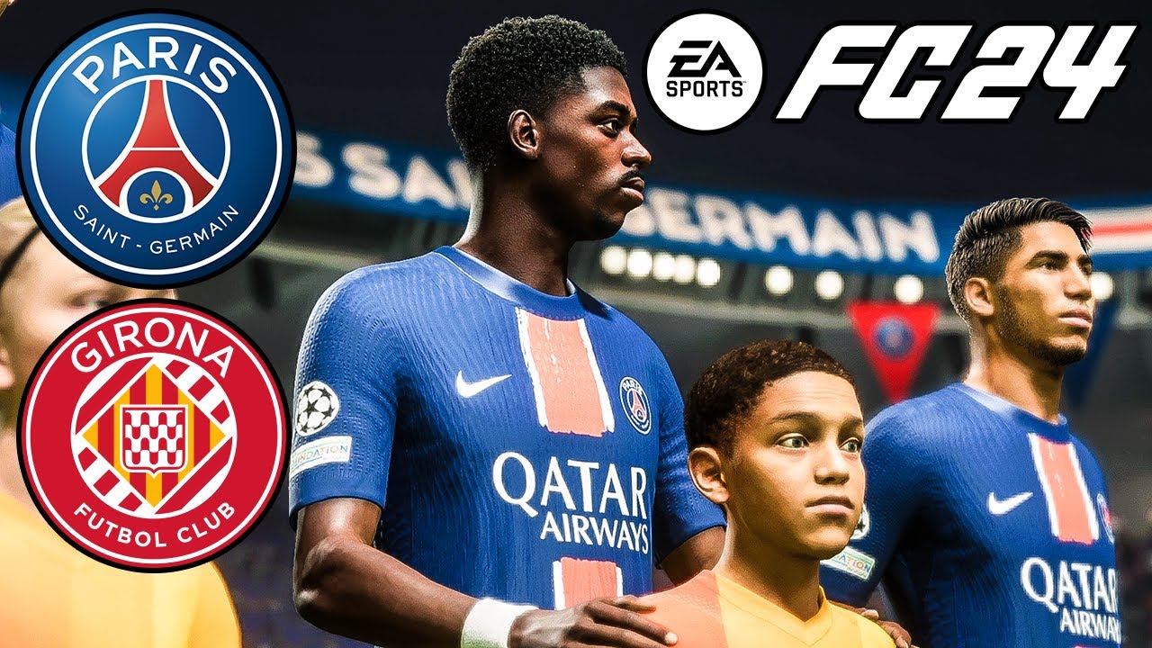 EA FC 24 PSG vs Girona | Ligue des Champions | Difficulté Ultime - YouTube