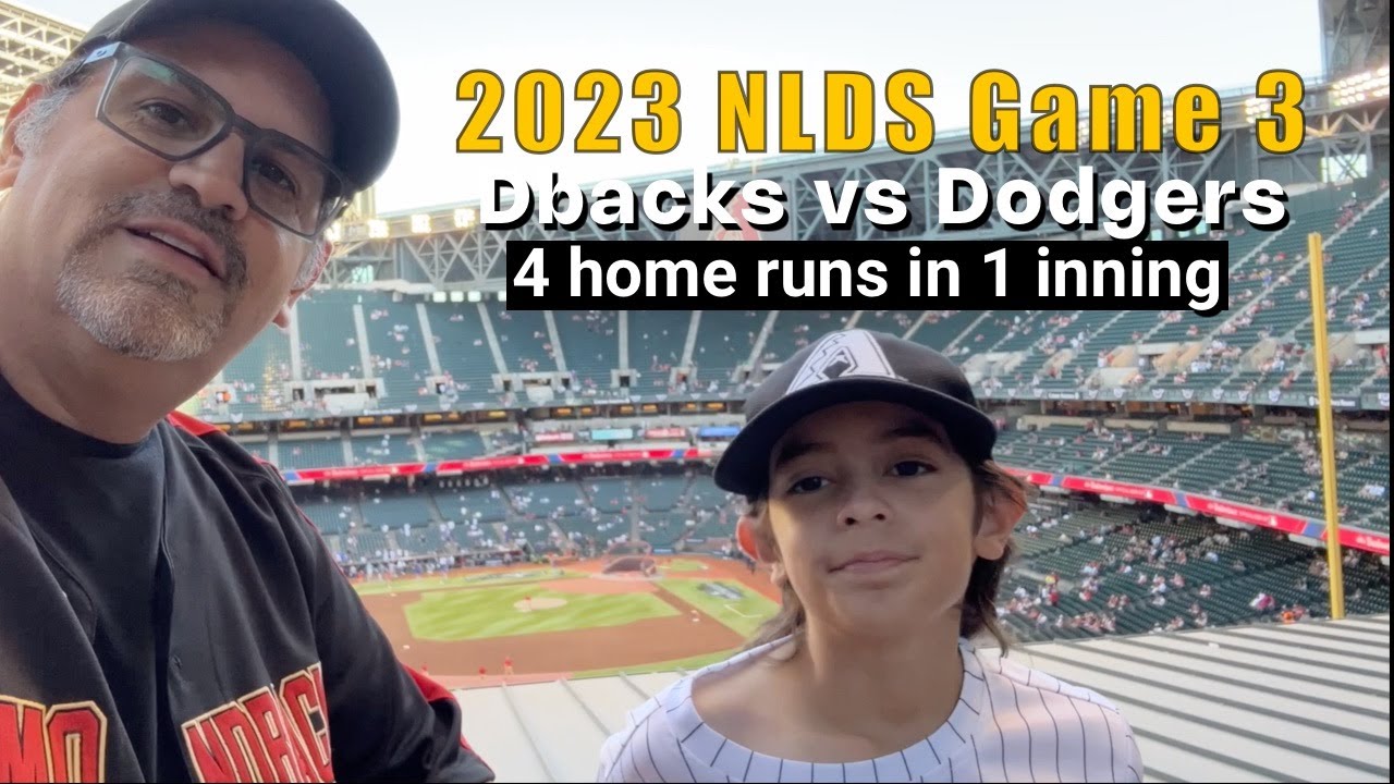 Diamondbacks vs Dodgers NLDS Game 3 (2023) #dbacks #4homeruns - YouTube