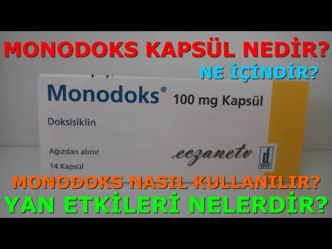 Monodoks Kapsül Nedir? Monodoks Kapsülün Yan Etkileri Nelerdir ...
