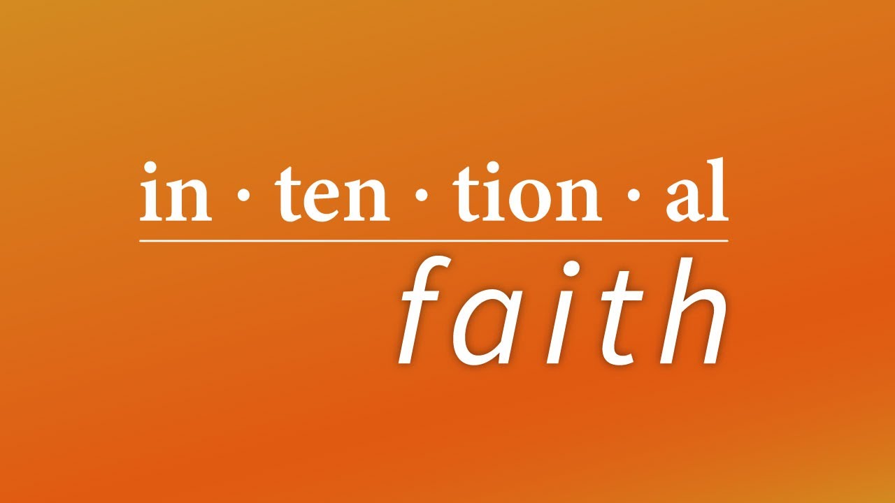 Intentional Faith – People of the Presence – Pastor Jon Rojewski - YouTube