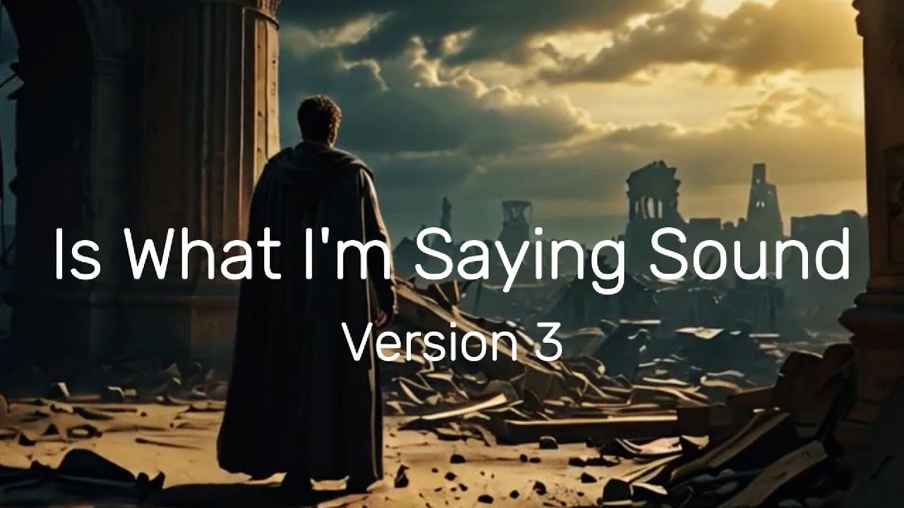 Is What I'm Saying Sound Version 3 - YouTube