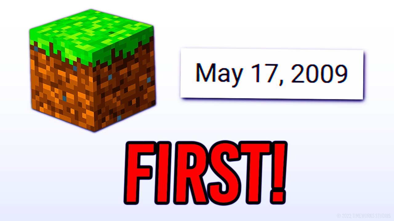 What Is The FIRST Minecraft Video On YouTube? (REVEALED!) - YouTube