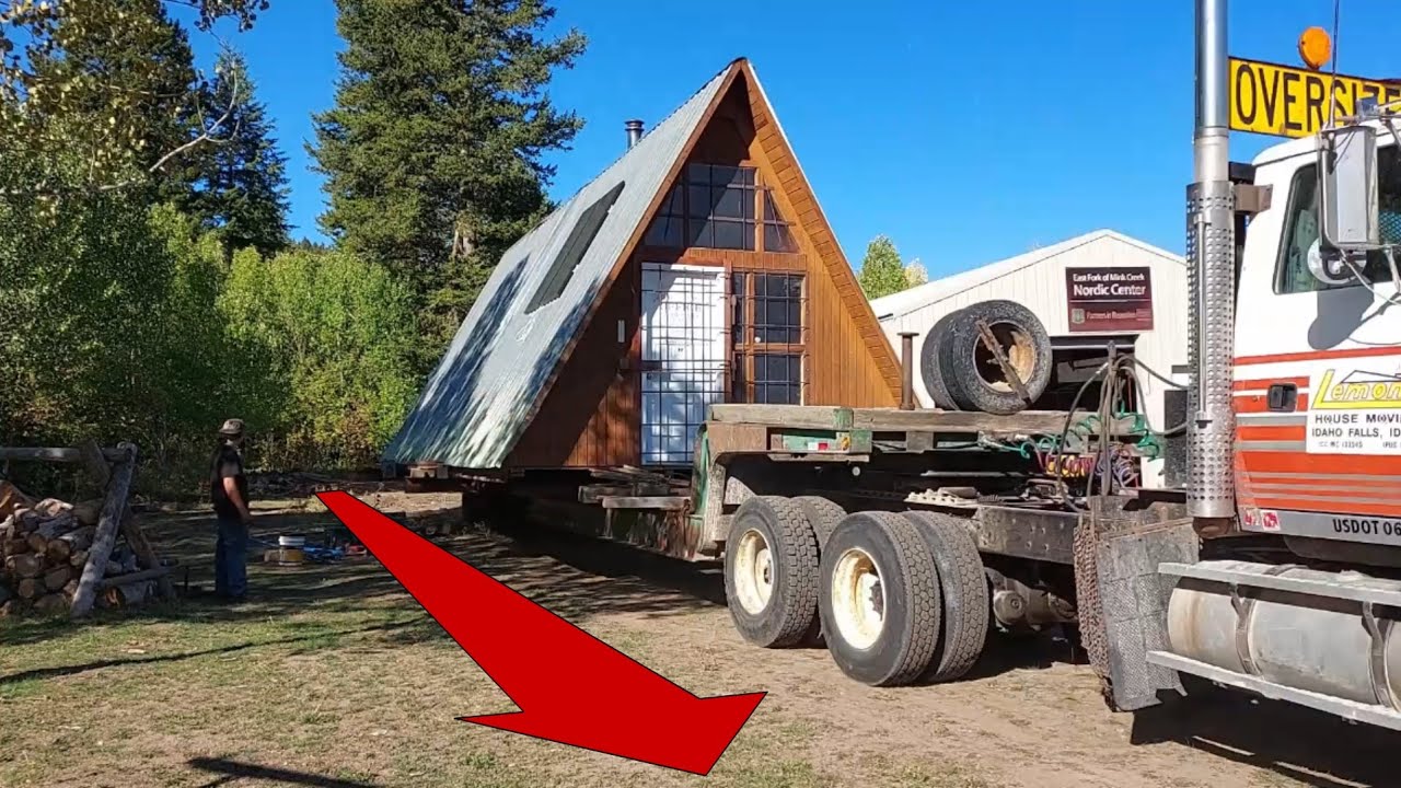 Moving the Nordic A - frame - YouTube