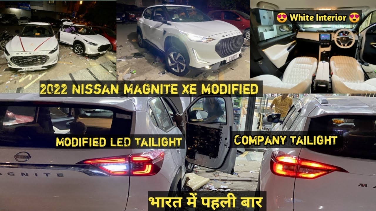 💥 2022 Nissan magnite Base To Top Modification🔥 Magnite LED tailight🔥 ...