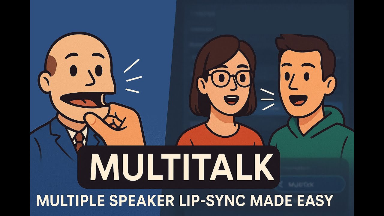 MultiTalk is Here — The Easiest Way to Lip-Sync Multiple People in One Video! #lipsync #aivideo ...