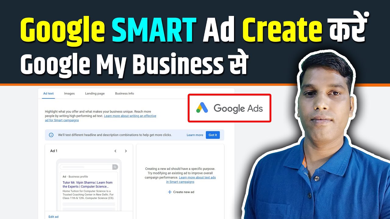 How to Create Google Smart Ad ? Google AdWords Express | Create Smart ...
