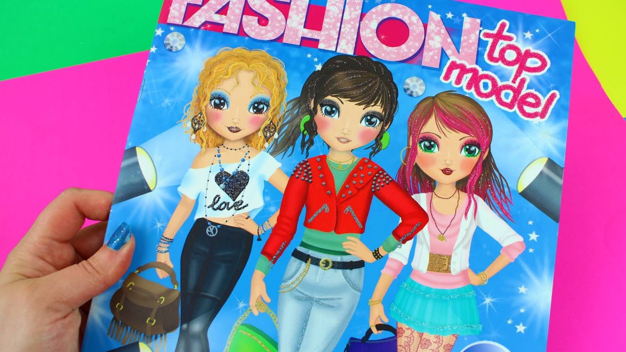 Top Model Paper Dolls Makeup and Accessories - YouTube