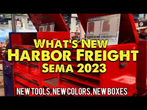 Sema Show 2023 New Harbor Freight Tools and Toolboxes! See It Here ...