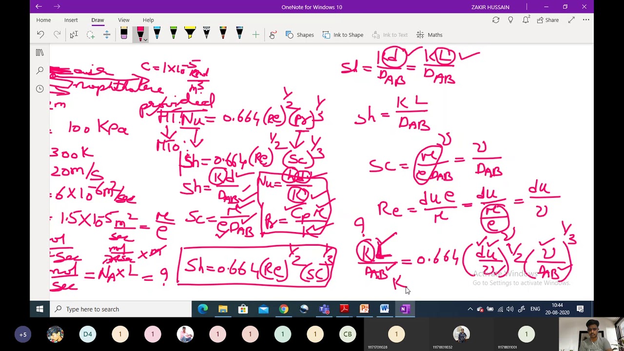 1.24) Mass Transfer Operations-I: Unit I-Diffusion (Problems Solving ...