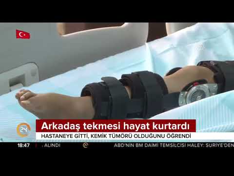 Arkadaşı tekme attı ve hayatı kurtuldu!!!!!
