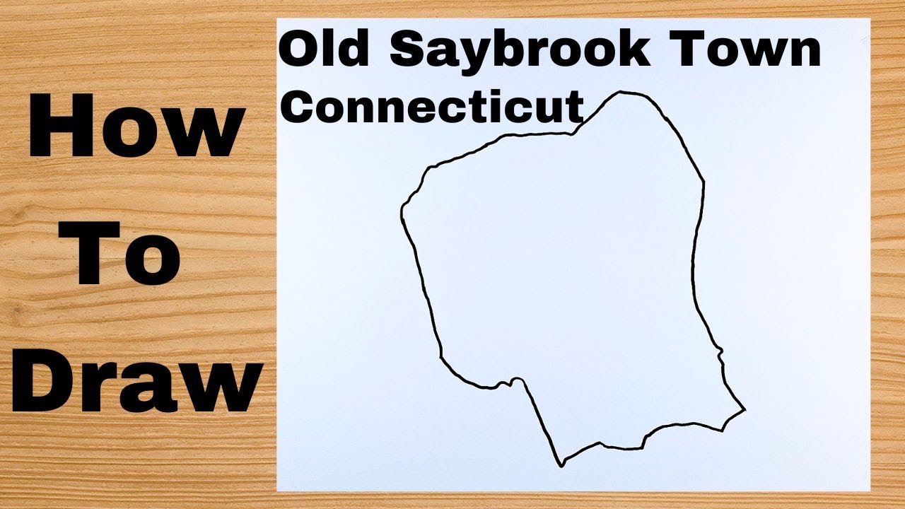Drawing Old Saybrook Town Map - United States - YouTube