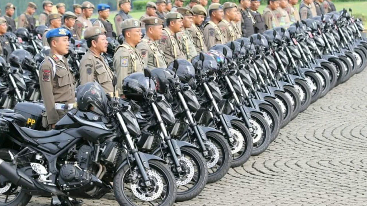 Motor dinas satpol PP jakarta - YouTube