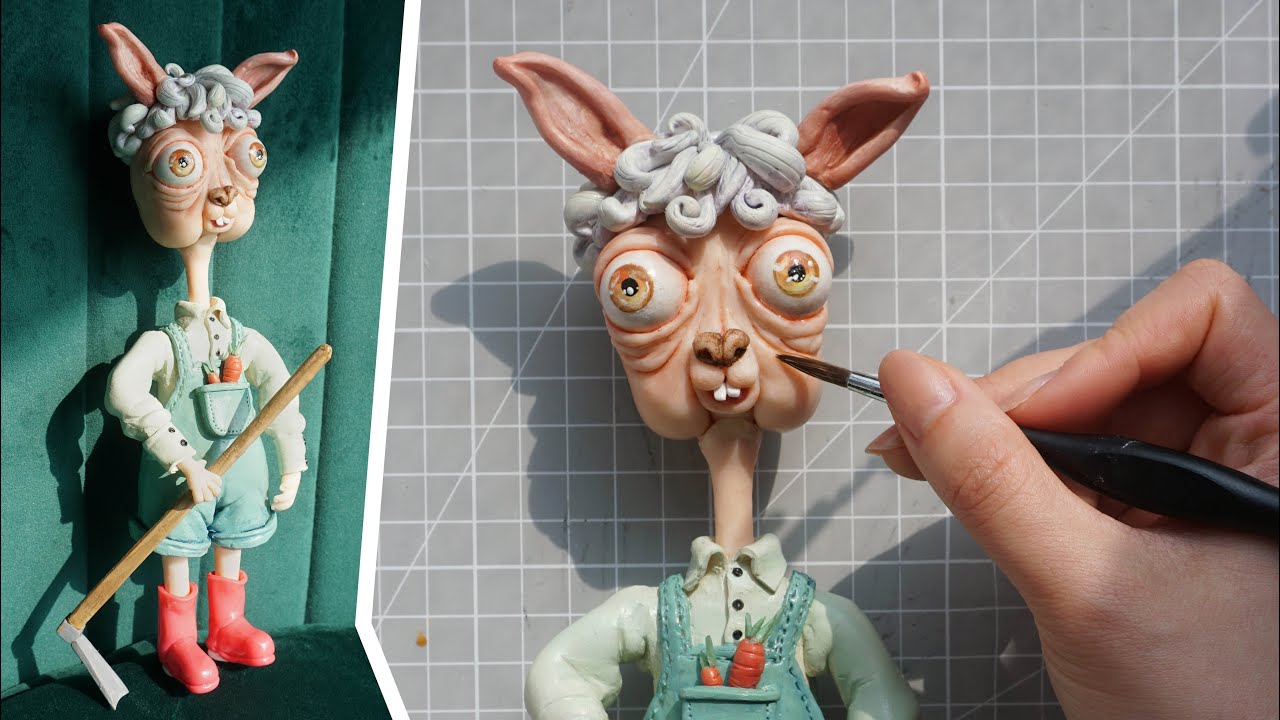 Make an anthropomorphic creature that looks like an alpaca from Polymer ...