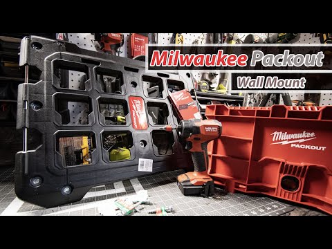 $30 Milwaukee Packout Wall Mount Unit - YouTube