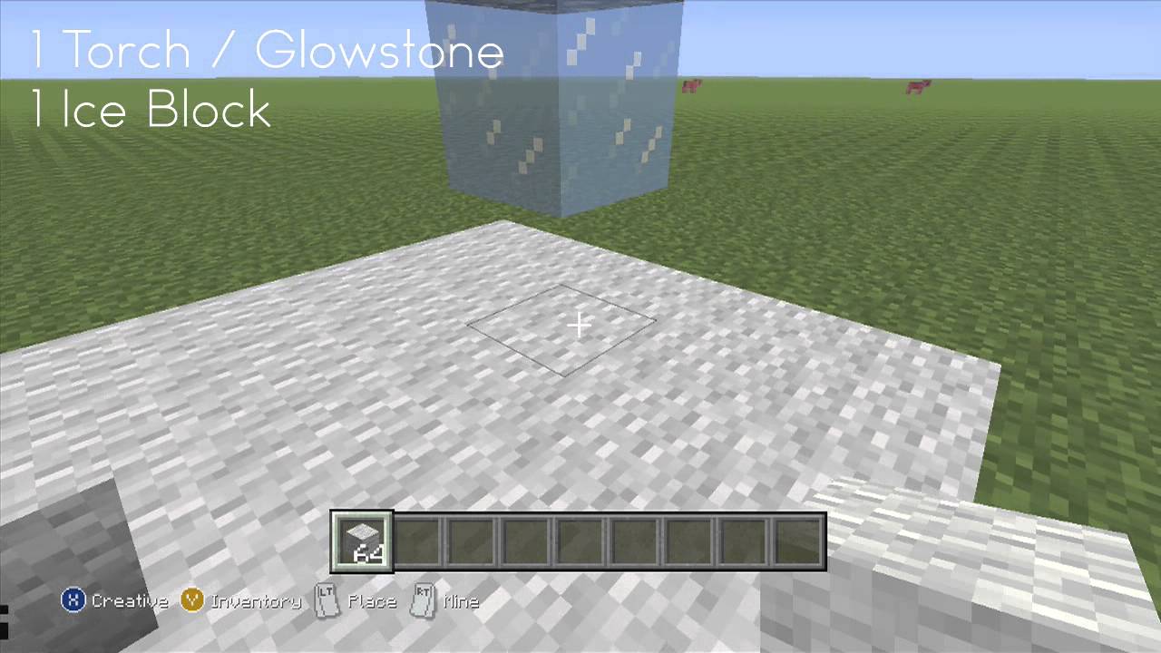 How To Get FLOATING WATER in Minecraft! (Xbox 360 Edition) - YouTube