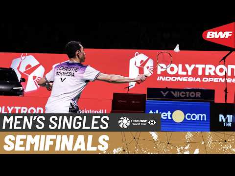 POLYTRON Indonesia Open 2026 | Jonatan Christie (INA) [5] vs Panitchaphon Teeraratsakul (THA) | SF