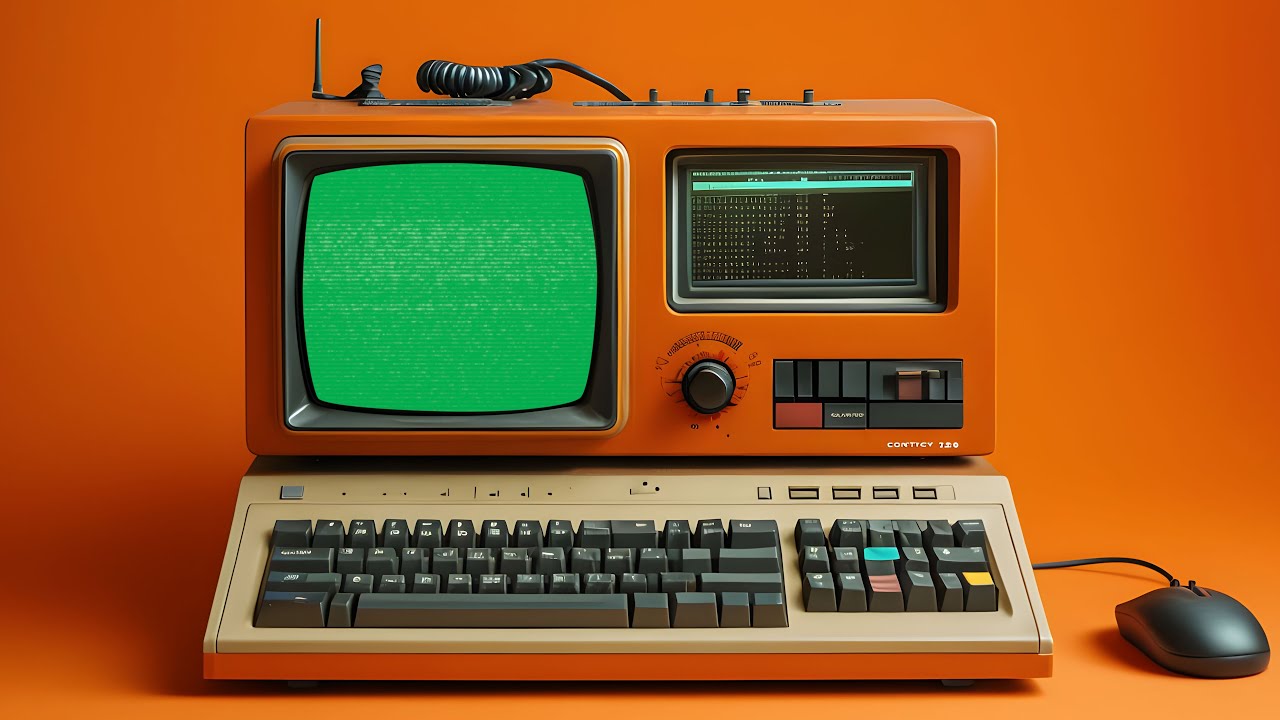 The Ultimate Green Screen Retro Computer Setup - YouTube