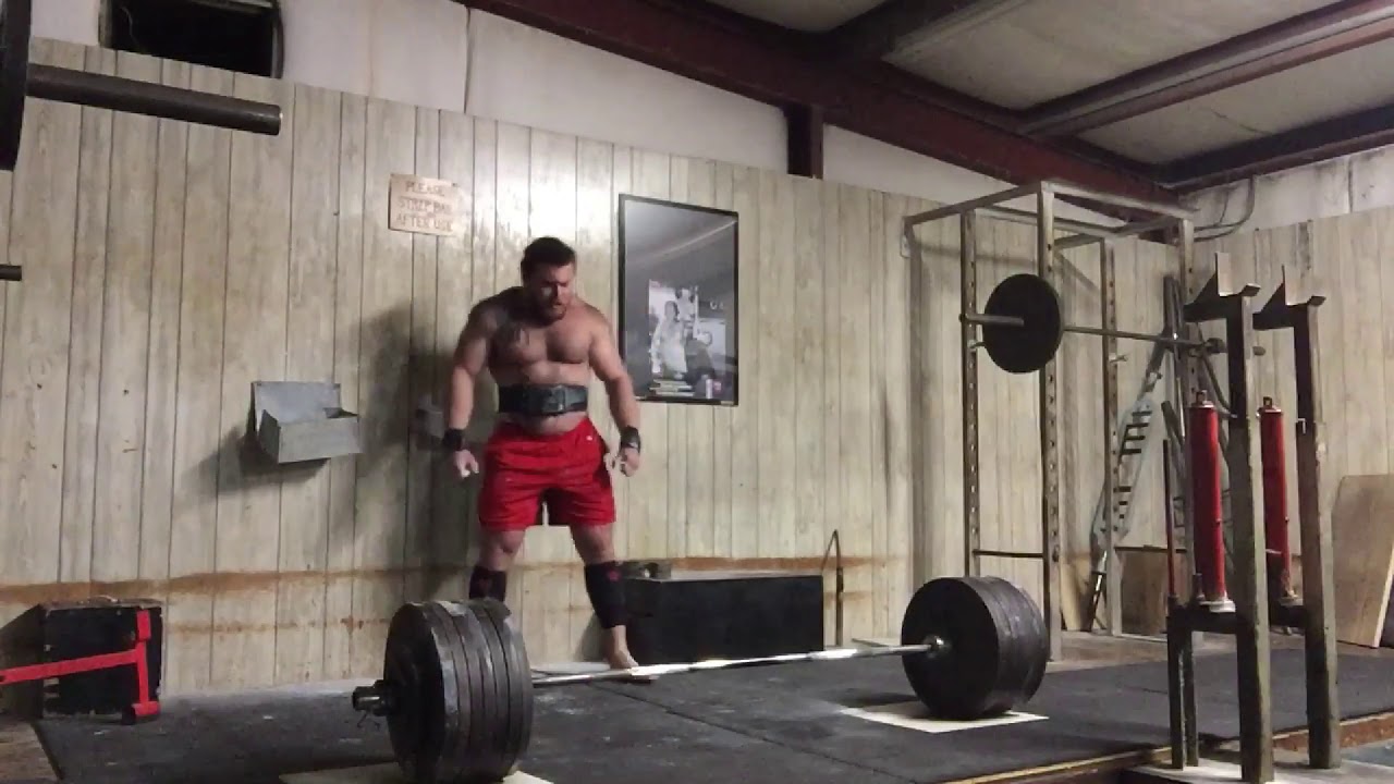 Andrew Hause raw deadlift training 1/06/19 - YouTube