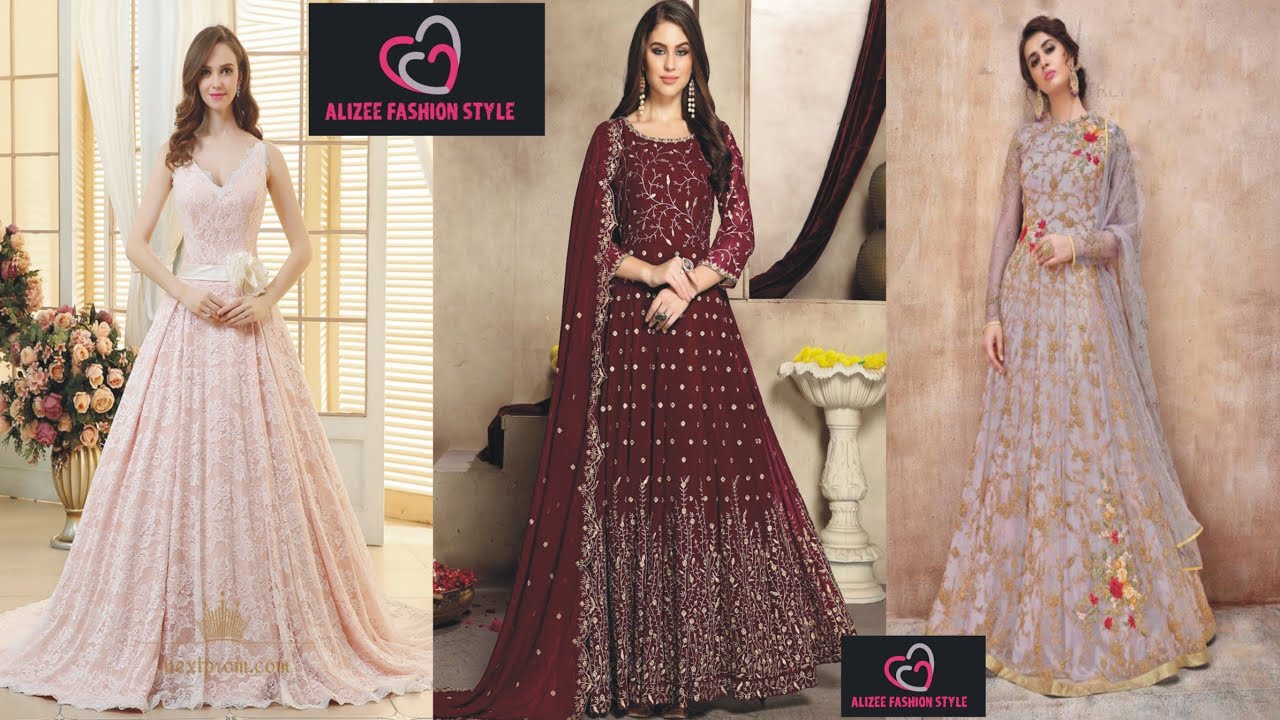 Latest Trendy Girls Embroidery Gawn Design Collocation | Girls Party ...