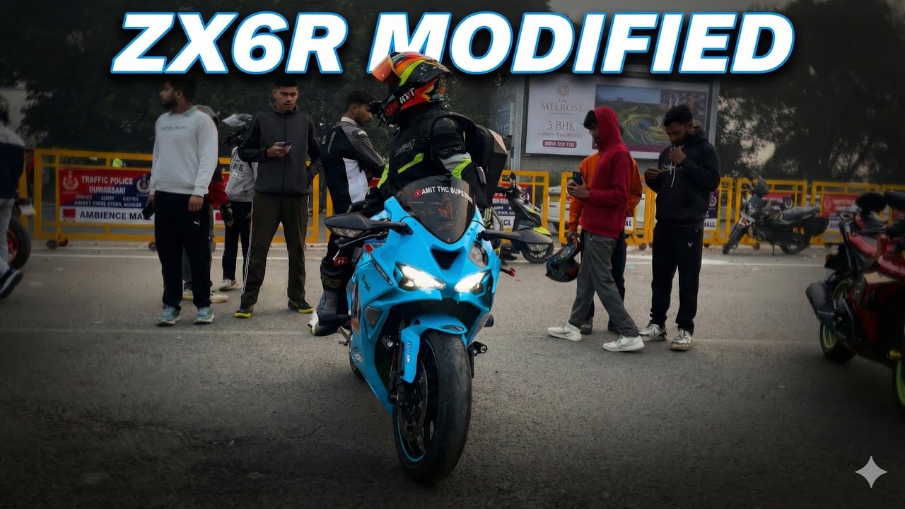 Kawasaki ZX6R modified Run 🏁💚 | Pure Sound & Speed! - YouTube