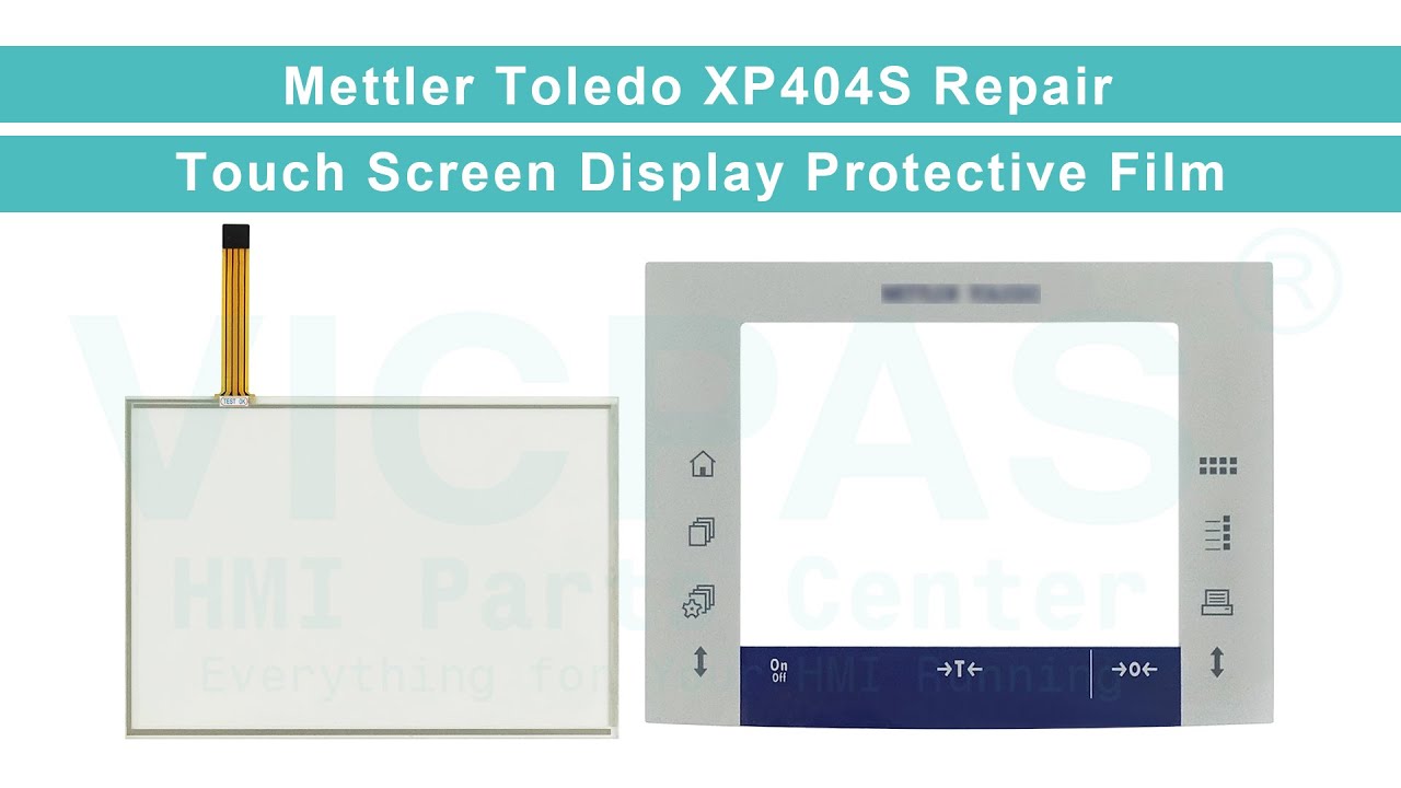Mettler Toledo XP404S METTLER TOLEDO Touch Screen Protective Film ...