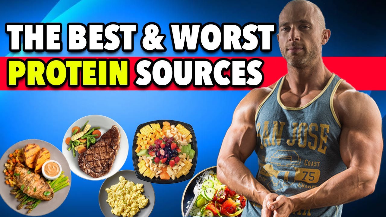 The BEST And WORST Protein Sources For BUILDING MUSCLE! - YouTube