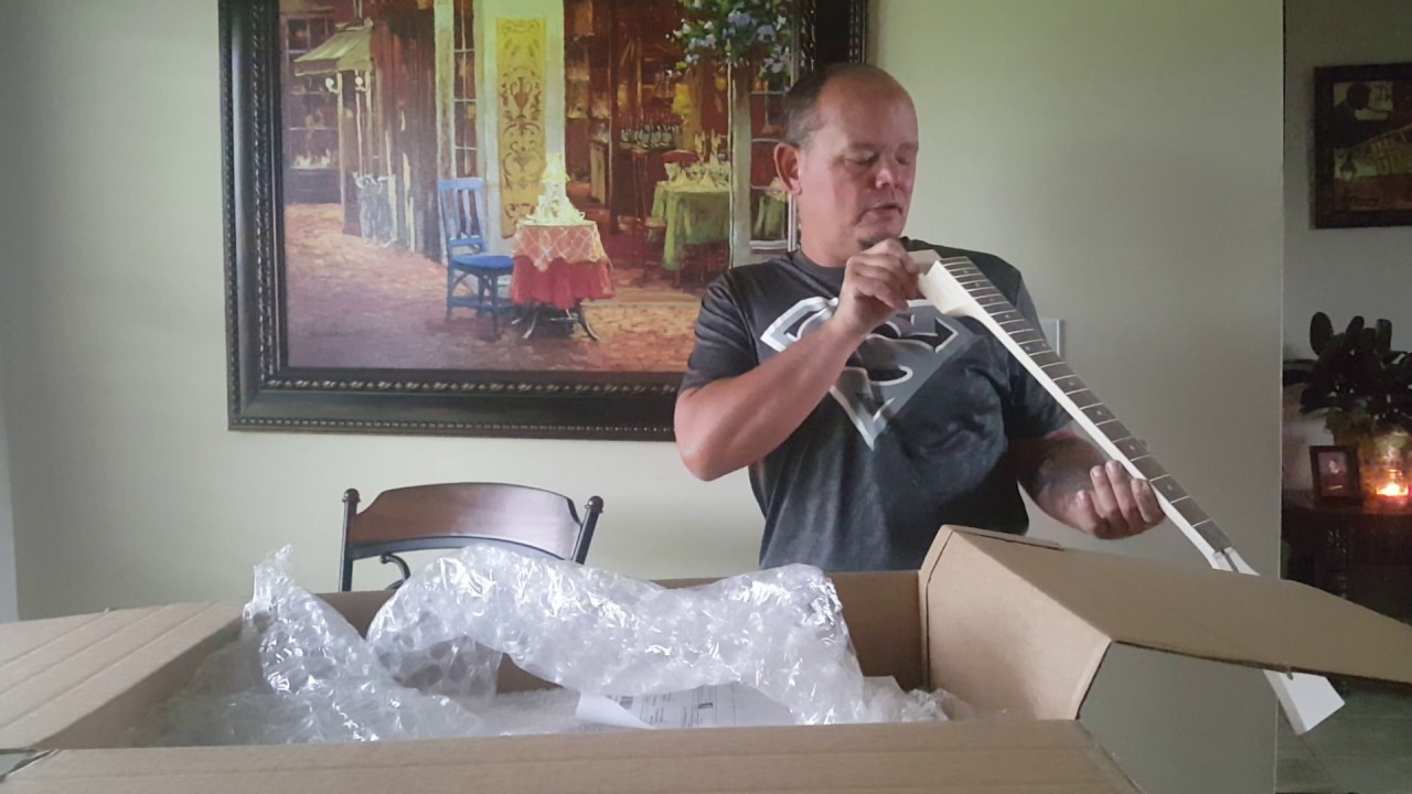 Guitar fetish Es 335 kit build #1 unboxing - YouTube