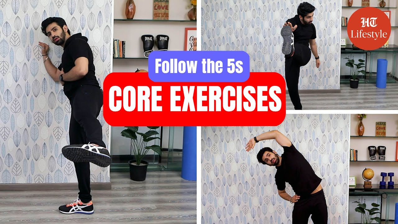 5 Standing Exercises To Work On Your Core | Follow The 5s | HT ...