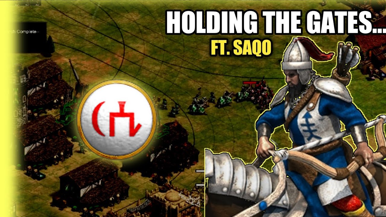 AOE2 : DE, Tatar Cavalry Archers holding the gates ft. Saqo - YouTube