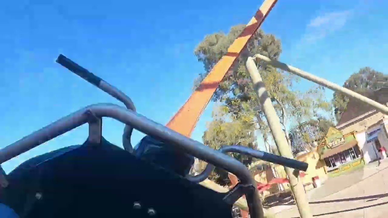 RailBlazer (Front Seat POV) Single-rail coaster at California's Great ...