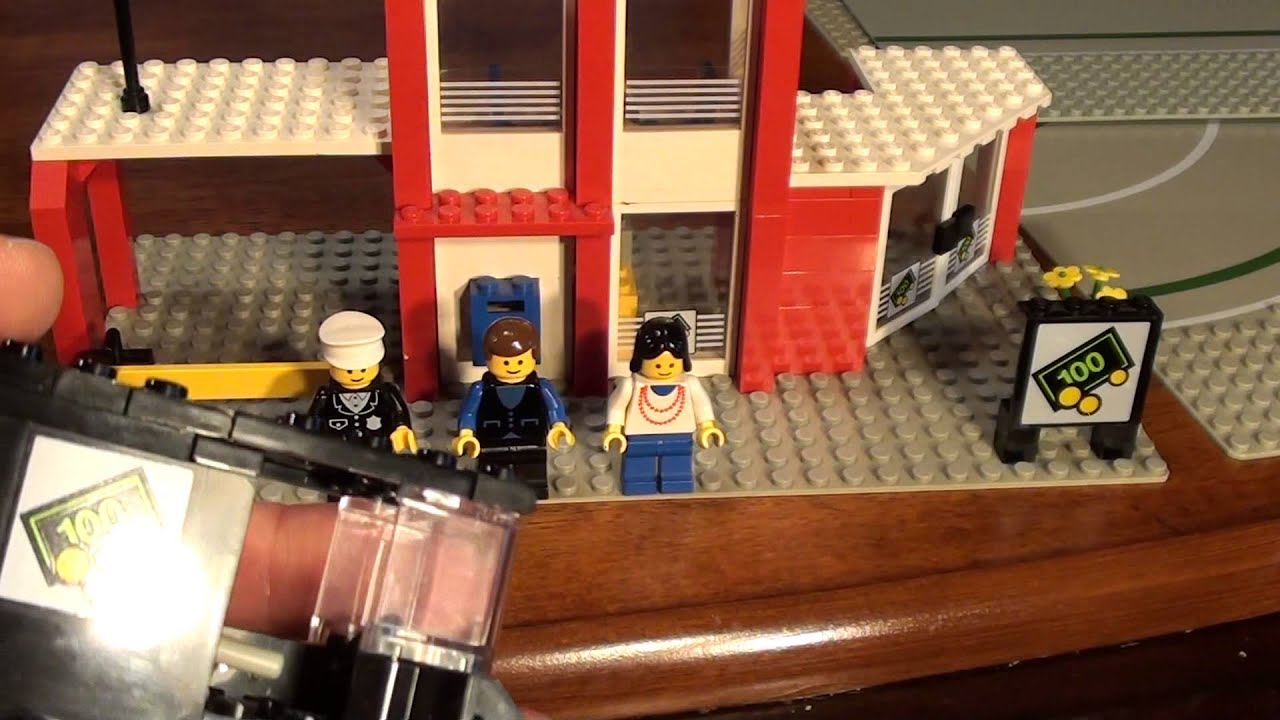 Vintage Lego Review - Town Bank 1490 - YouTube