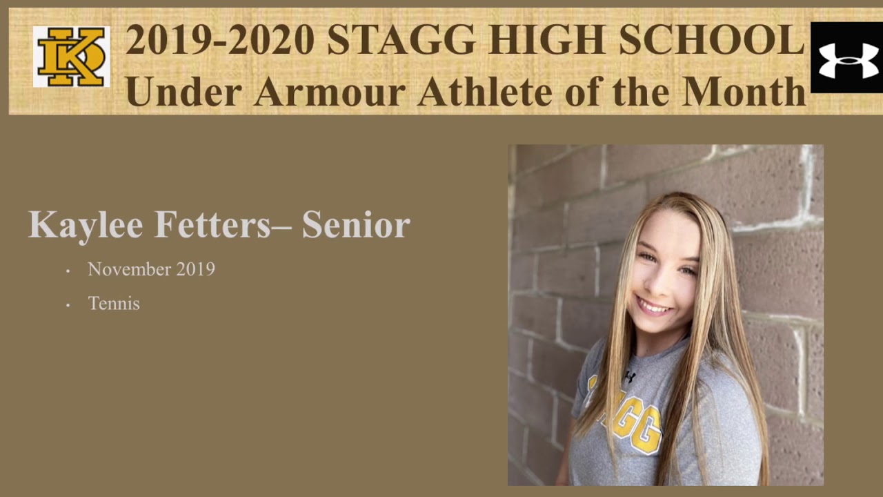 2020 Stagg HS Athletic Awards - YouTube
