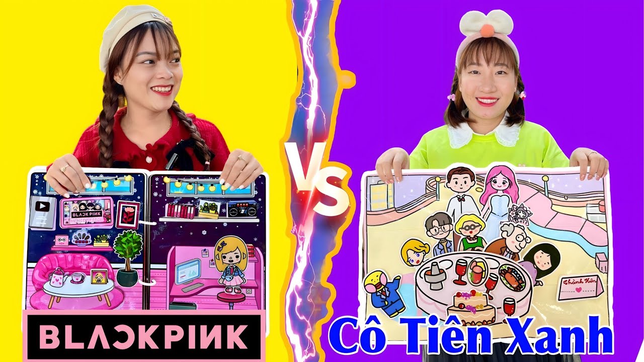 Bộ Đồ Chơi BLACKPINK Và CÔ TIÊN XANH - YouTube